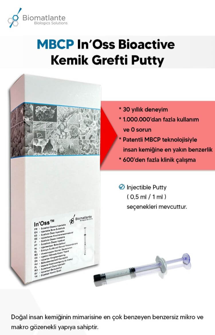 MBCP In’Oss Bioactive Kemik Grefti – Putty | Dental Greft Ürünleri ...